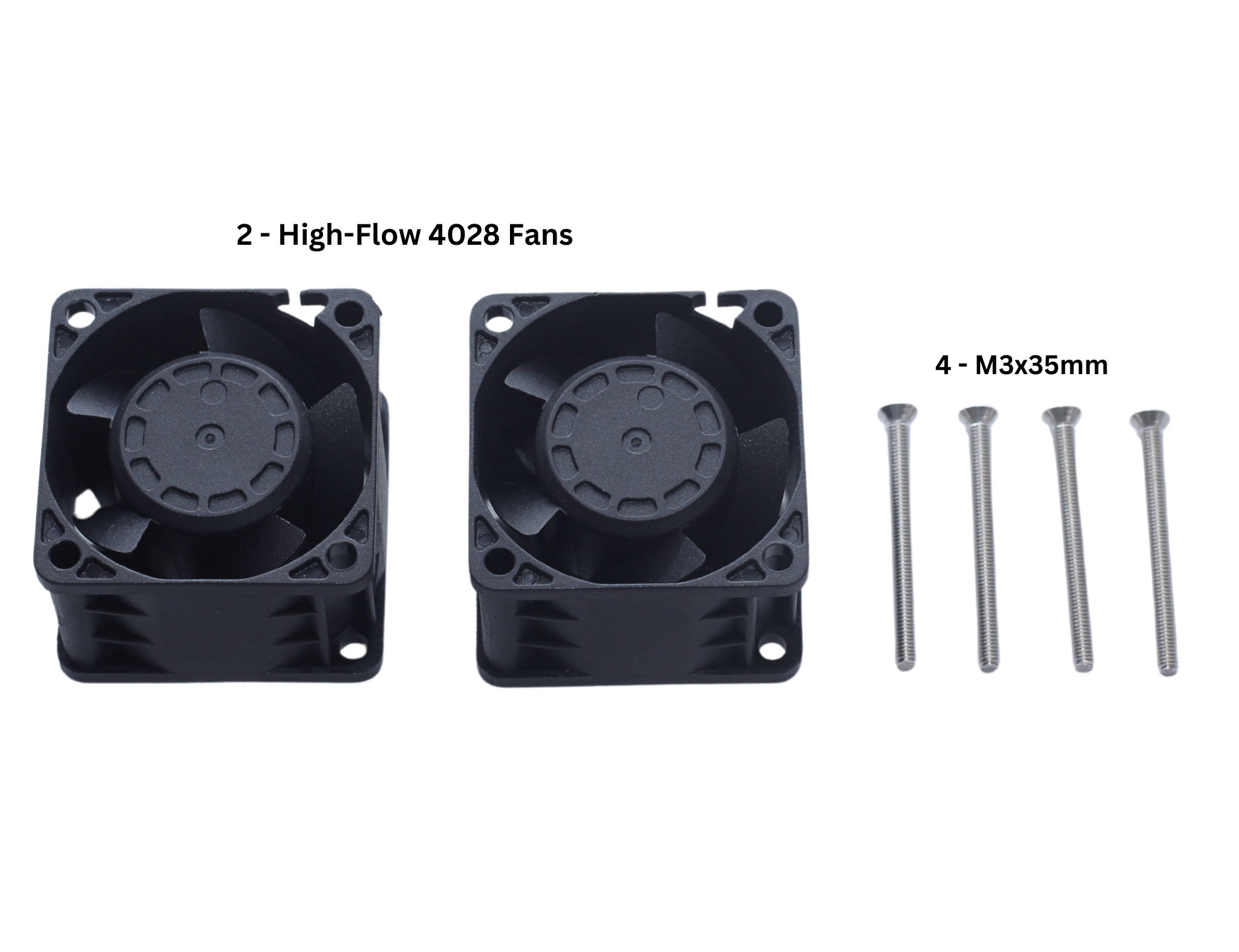 4028 High-Flow Fans Upgrade for VOXEL Bento Box – VOXELPLA