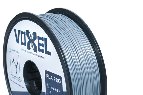 VOXELPLA PLA Plus Silver Filament - $16.99 1.75mm for FDM 3D Printer