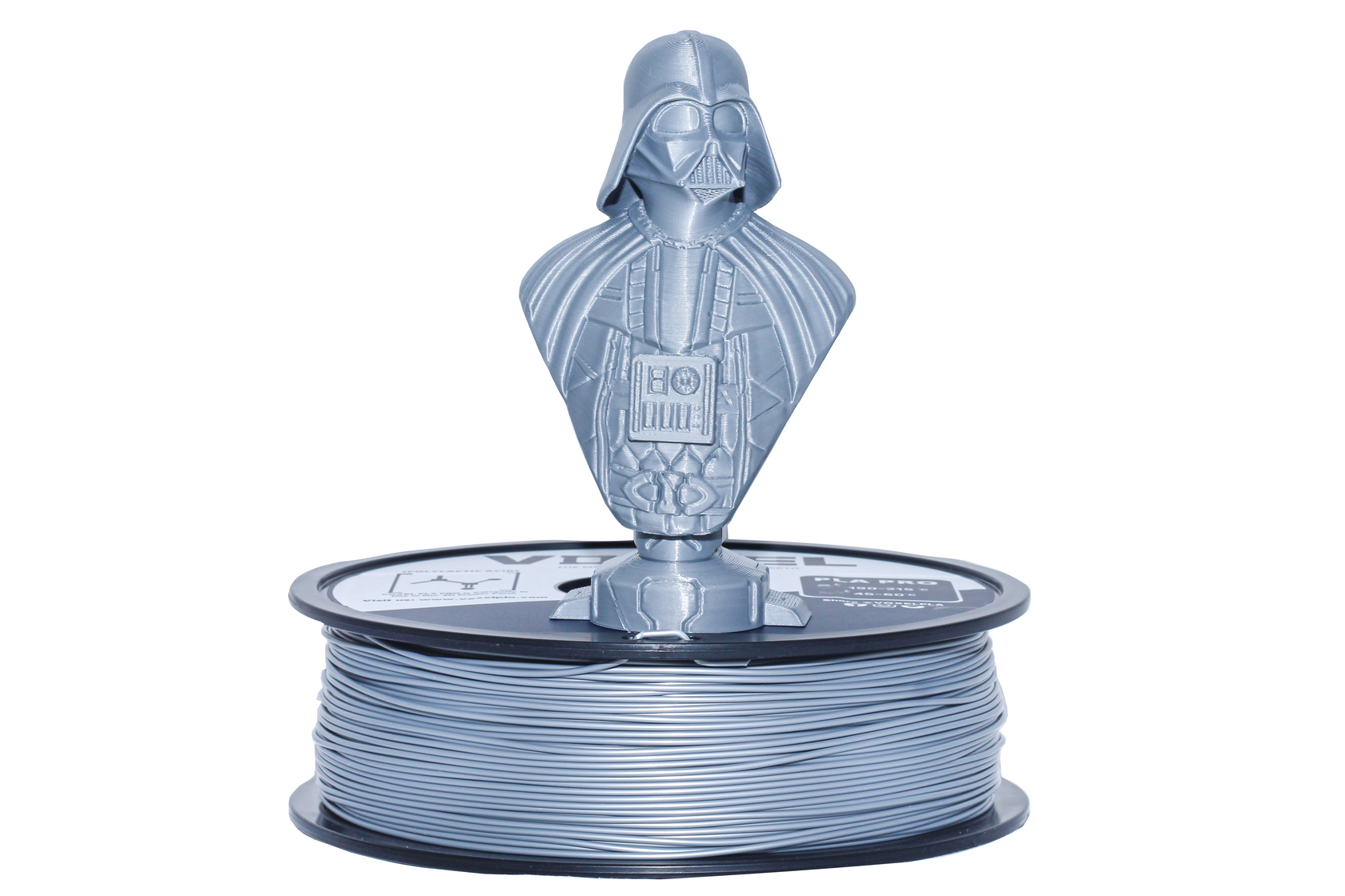 VOXELPLA PLA Plus Silver Filament - $16.99 1.75mm for FDM 3D Printer