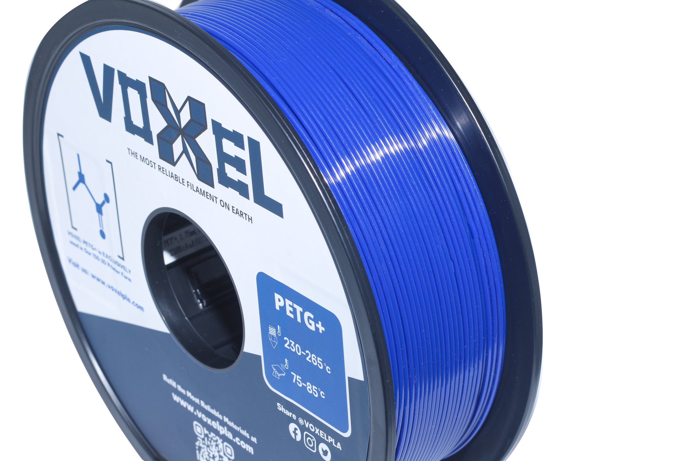 VOXELPETG PETG Plus Blue Filament - $16.99 1.75mm for FDM 3D Printer ...